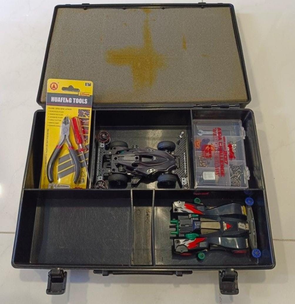 Tamiya MINI 4WD - Audley Racer Box with Parts Box, Hobbies & Toys, Toys ...
