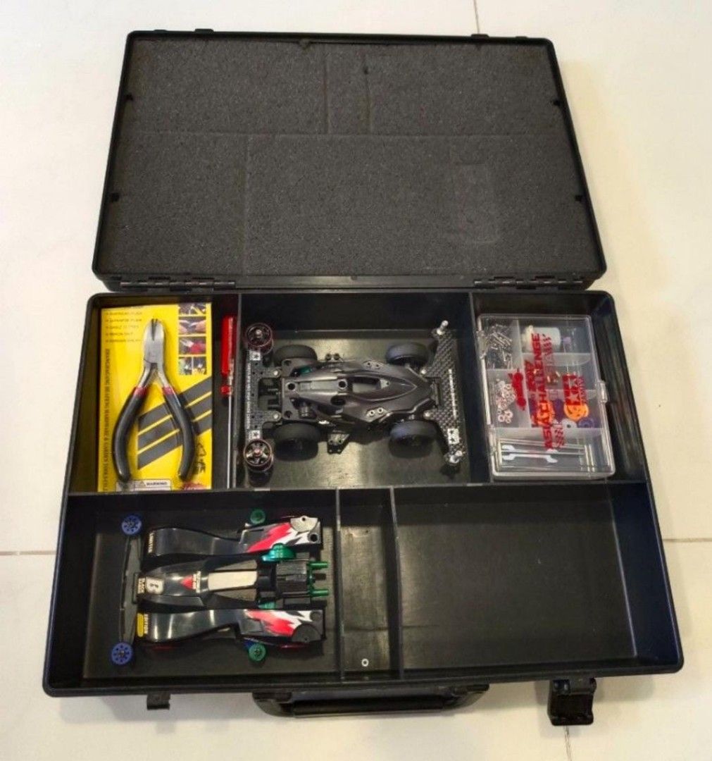 Tamiya MINI 4WD - Tamiya Racer Box with Parts Box, Hobbies & Toys, Toys ...