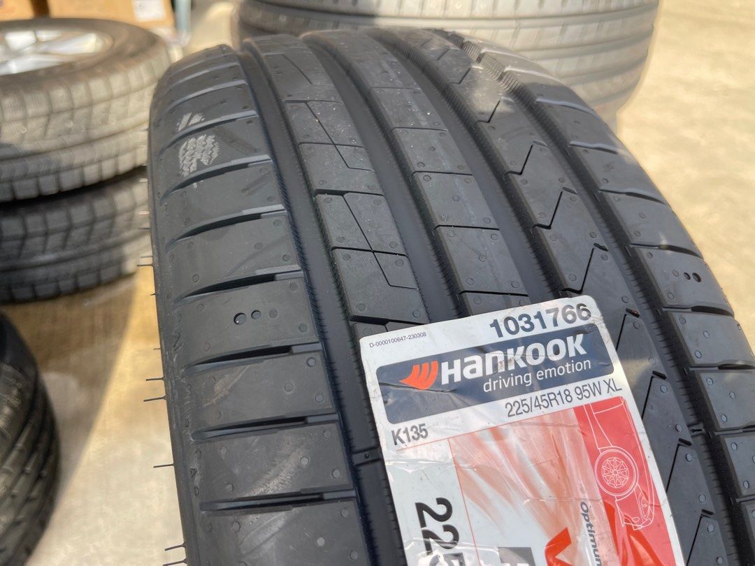 Tayar baru 225 45 18 hankook ventus prime4 2023 new tyre, Auto ...
