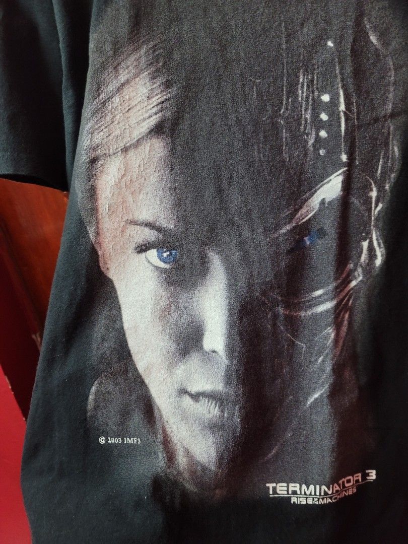 Terminator 3 vintage movie promo tee, Men's Fashion, Tops & Sets ...