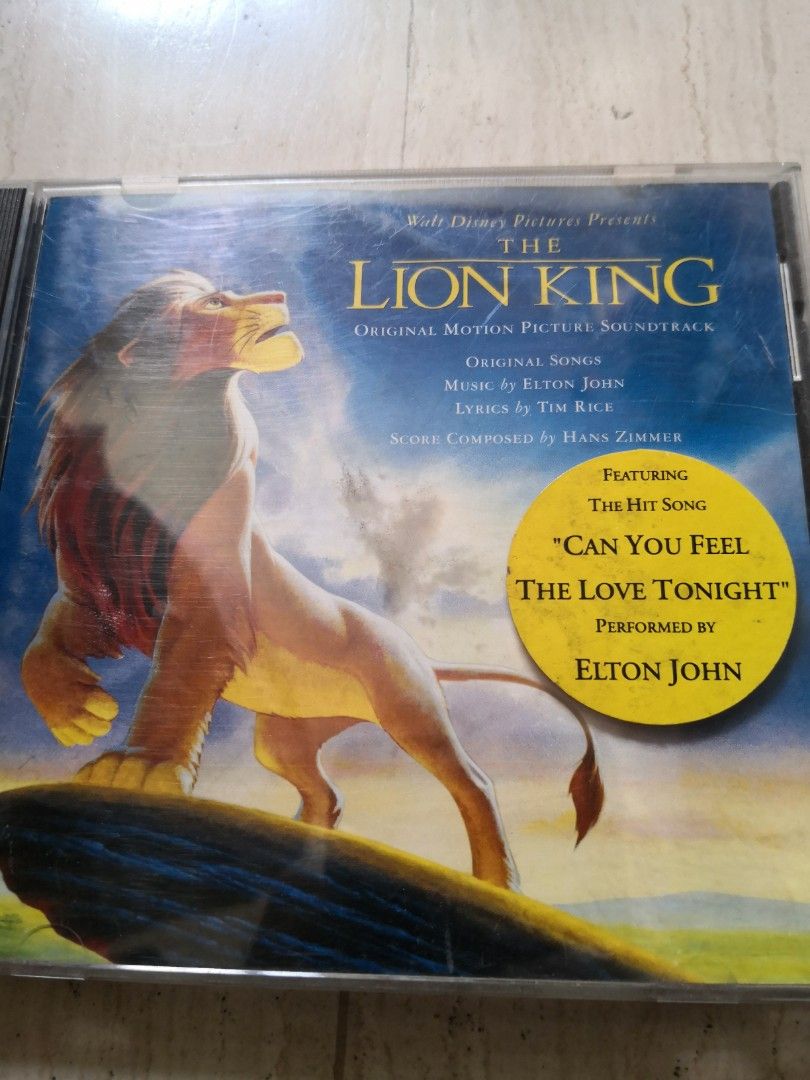 The Lion King Original Soundtrack CD, Hobbies & Toys, Music & Media ...