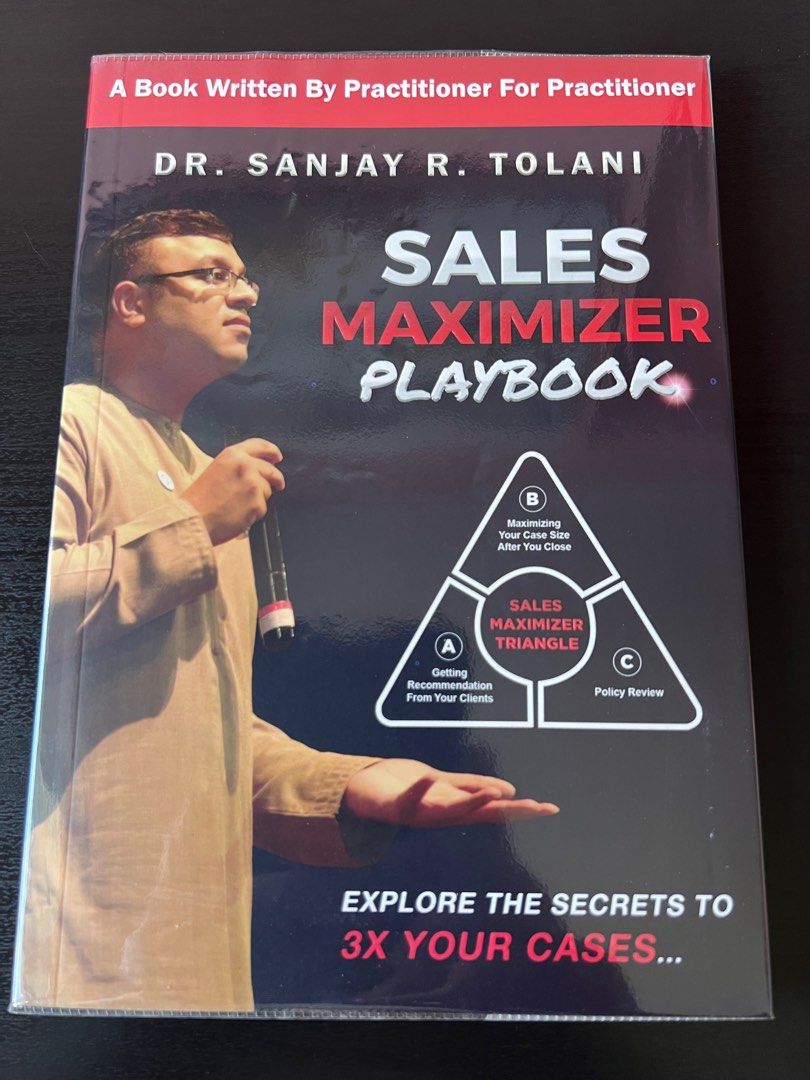 Sanjay Tolani Books - The Objection Playbook; Sales Maximizer Playbook ...