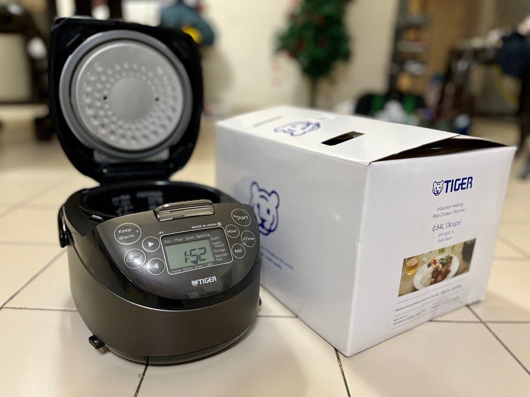 Tiger 0.5L Induction Heating Rice Cooker - JPF-A55S, TV & Home ...