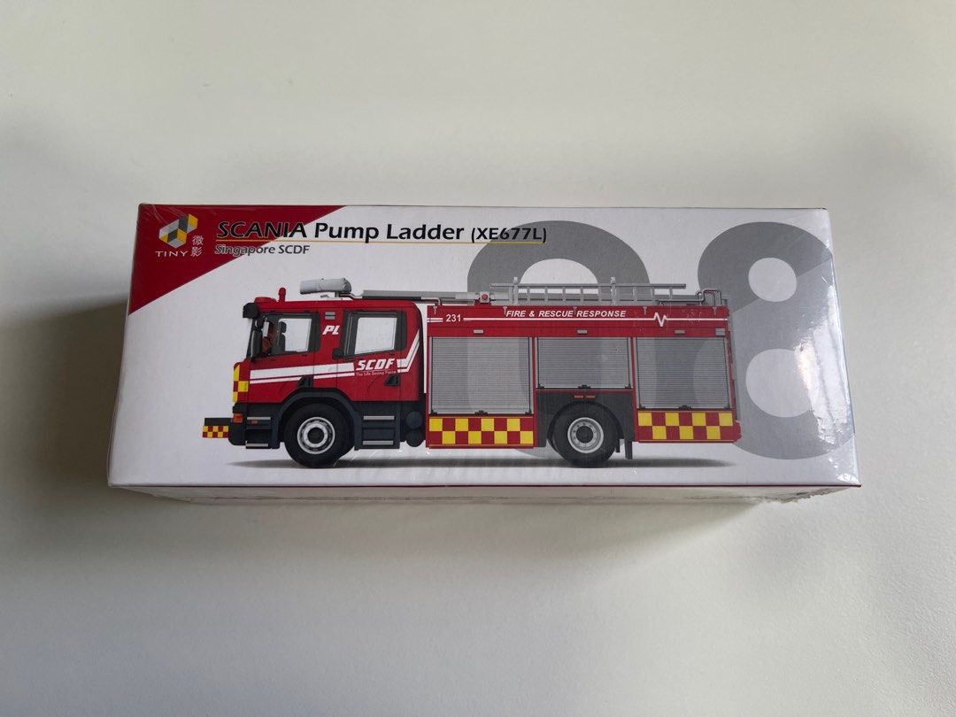 TINY Scania Pump Ladder (Masterpiece Collectibles), Hobbies & Toys ...