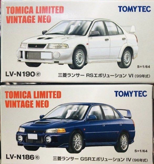 tomica tomytec limited vintage neo 4 6 tlv mitsubishi lancer gsr ...