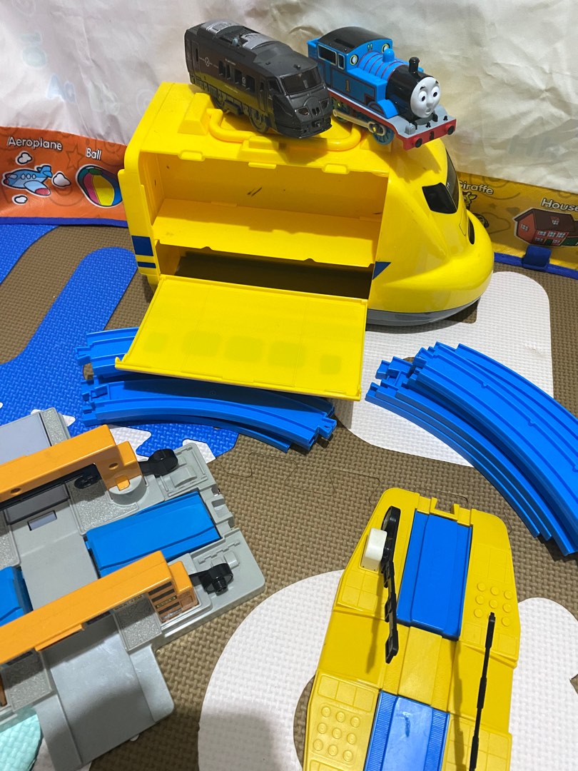 Tomy train set with case and 2 batt op train on Carousell