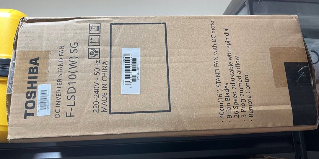 Toshiba Standing Fan f-lsd10(w)sg, Furniture & Home Living, Lighting ...