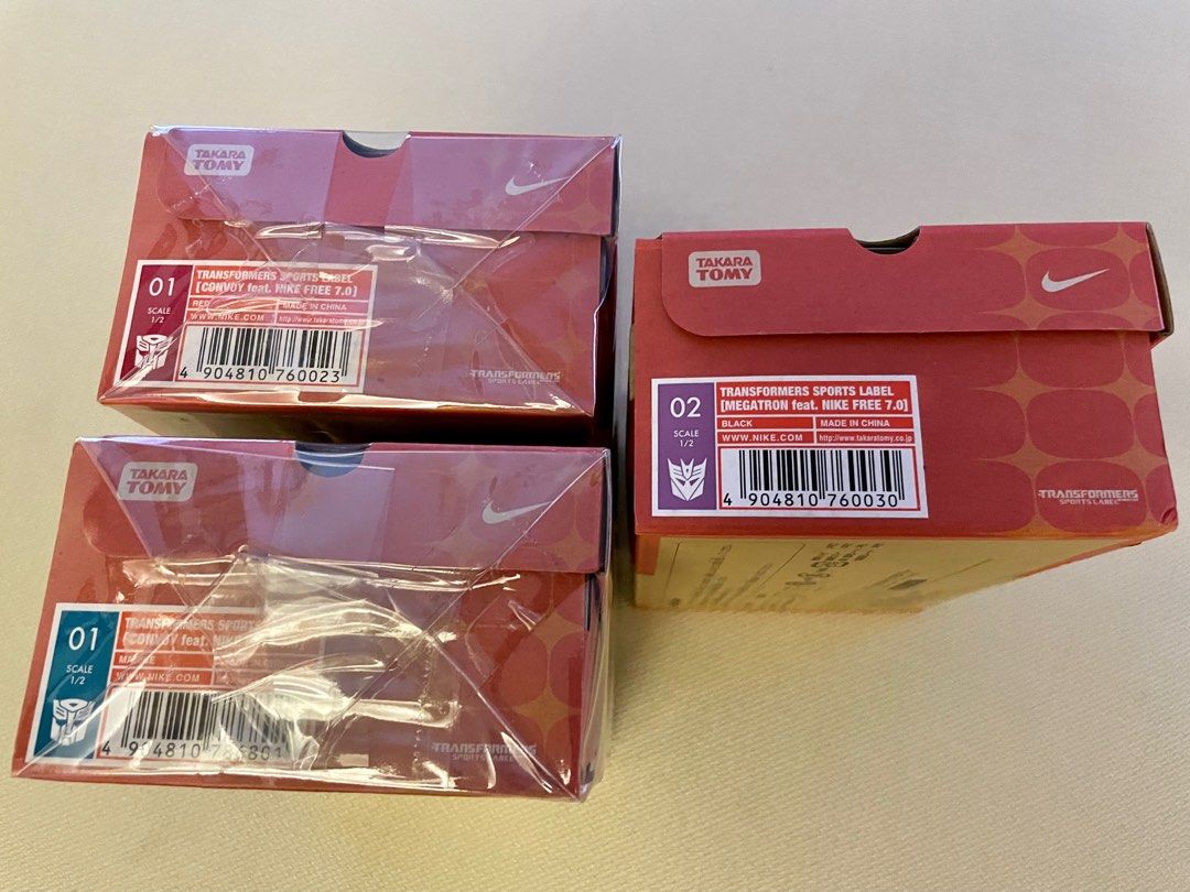 Transformer Sport Label Nike - Optimus Prime + Megatron + Ultra Magus ...