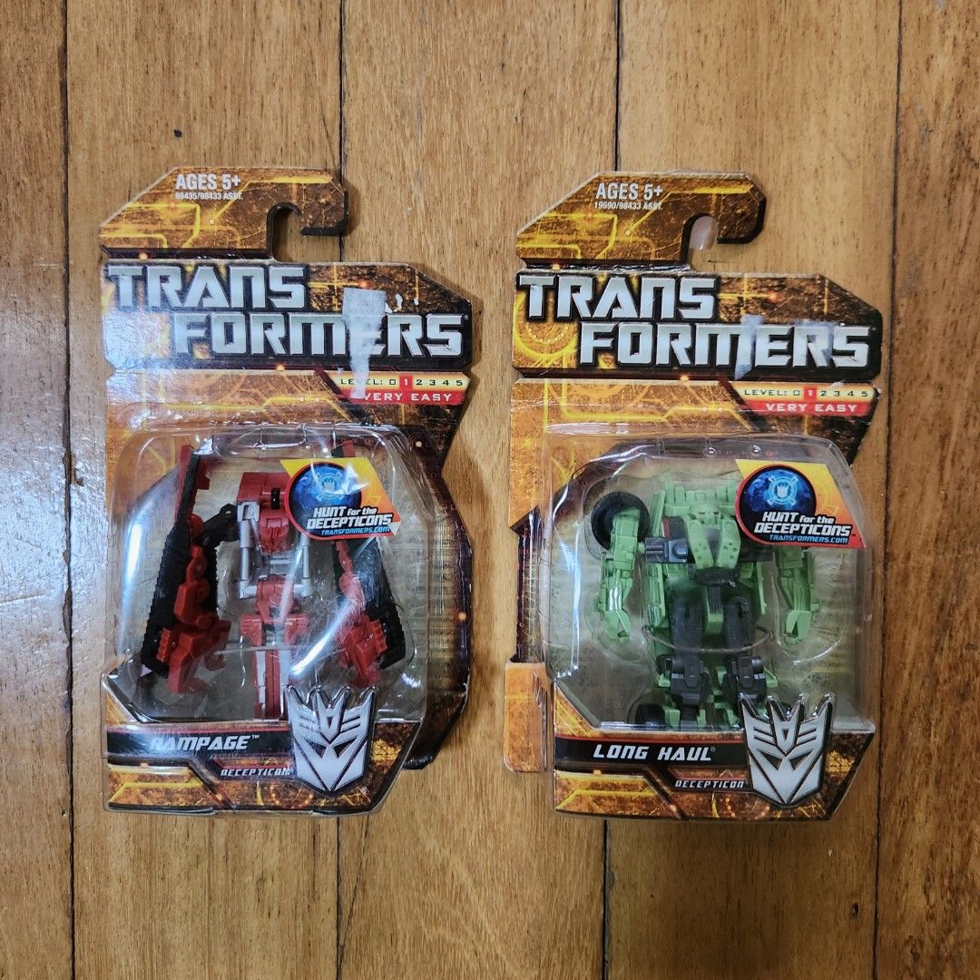 Transformers 1/64 Scale Decepticon Set (Rampage & Long Haul), Hobbies ...