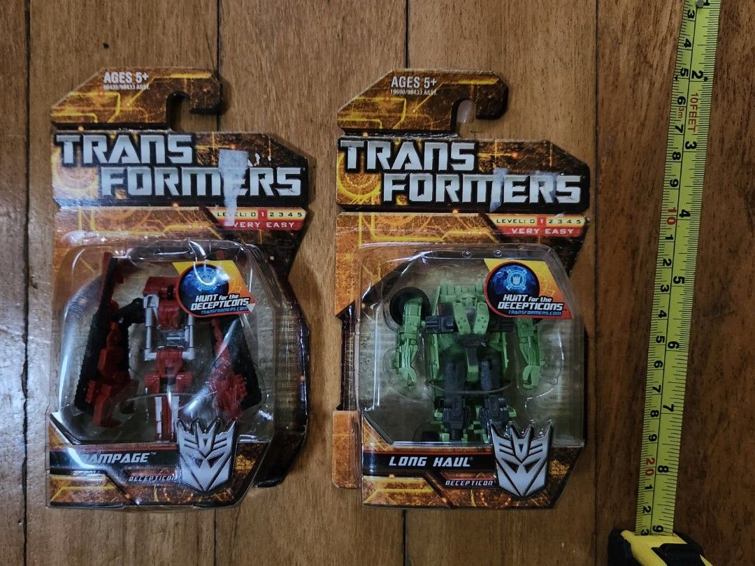 Transformers 1/64 Scale Decepticon Set (Rampage & Long Haul), Hobbies ...