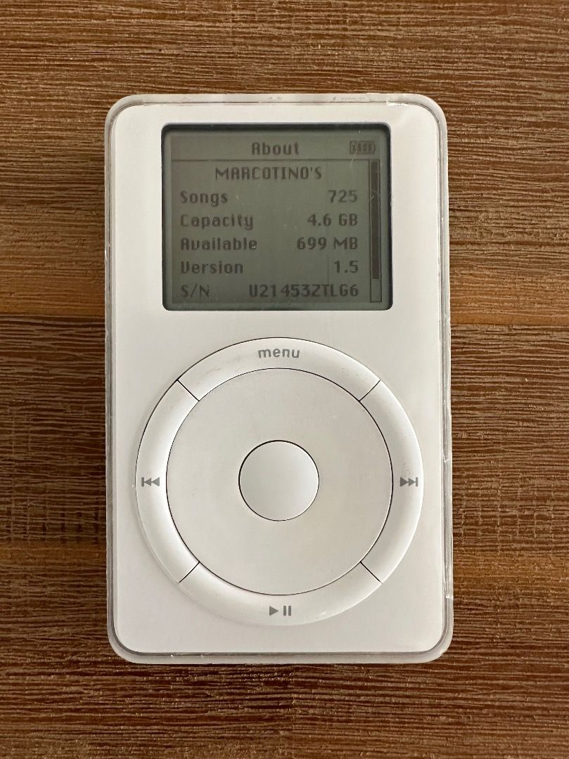 ULTRA RARE Ipod 1st Generation 2001, Audio, Portable Music Players on ...