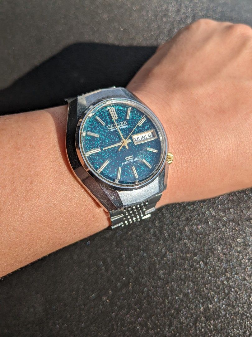 ULTRA RARE CITIZEN HISONIC TUNING FORK BULOVA MOVEMENT, Men's Fashion ...