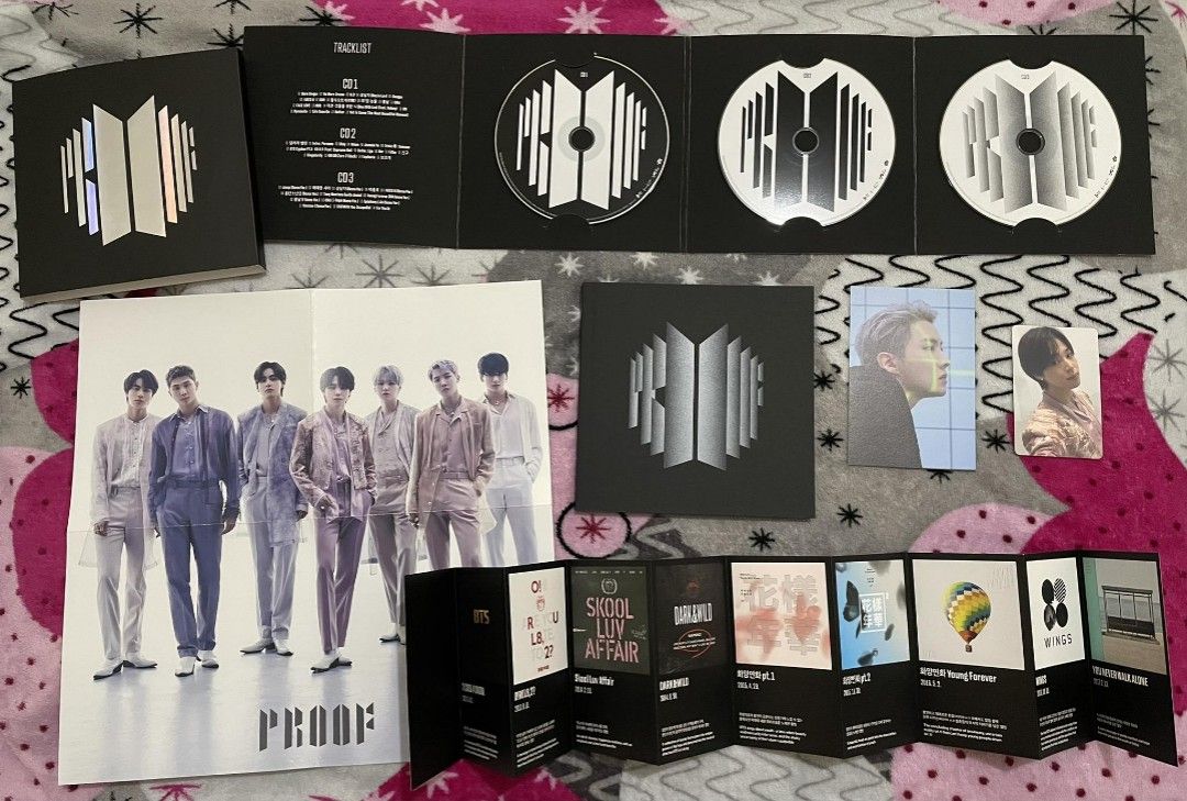 [Unsealed] BTS Proof Album (Compact Edition), Hobbies & Toys ...