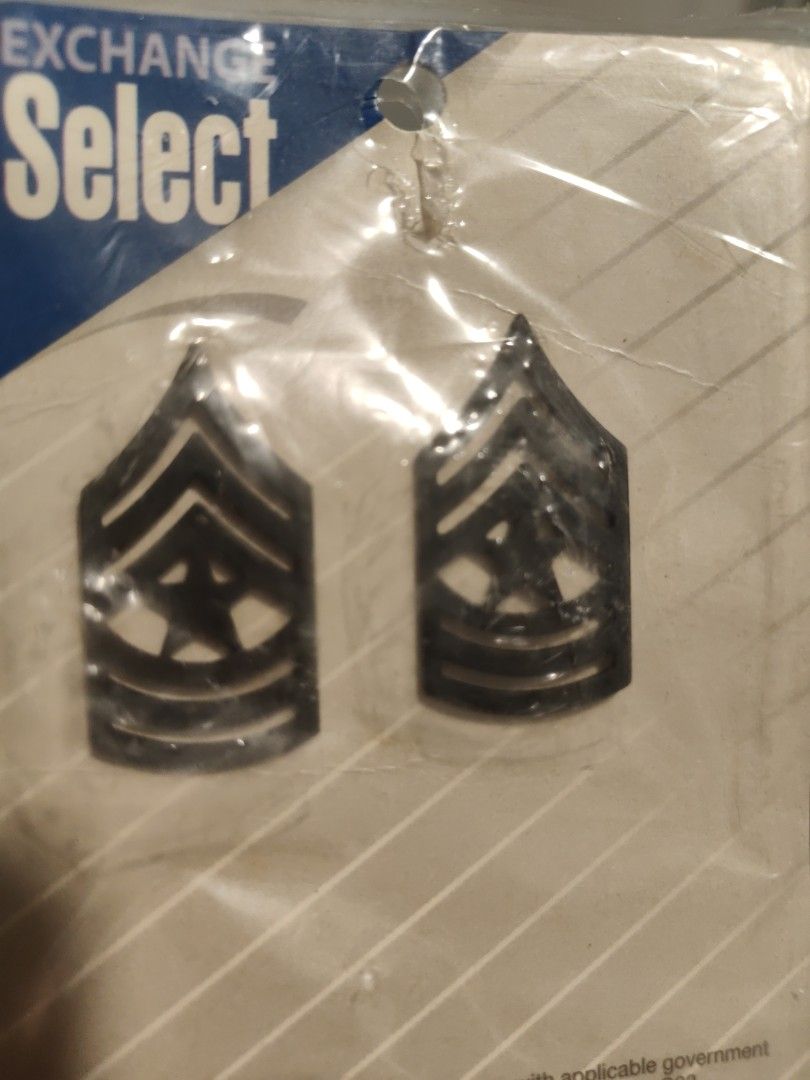 US Sergeant Major Rank / Pins / Coin, Hobbies & Toys, Memorabilia ...
