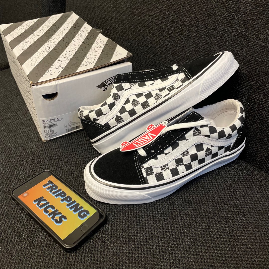 Vans Vault Oldskool Dsm checkerboard, Men's Fashion, Footwear, Sneakers ...