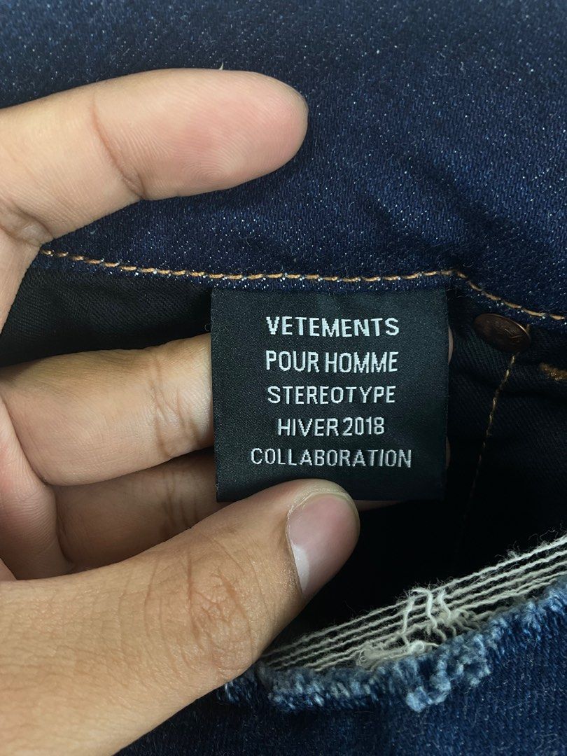 Vetements x Levis Studio Sample Denim Pants on Carousell