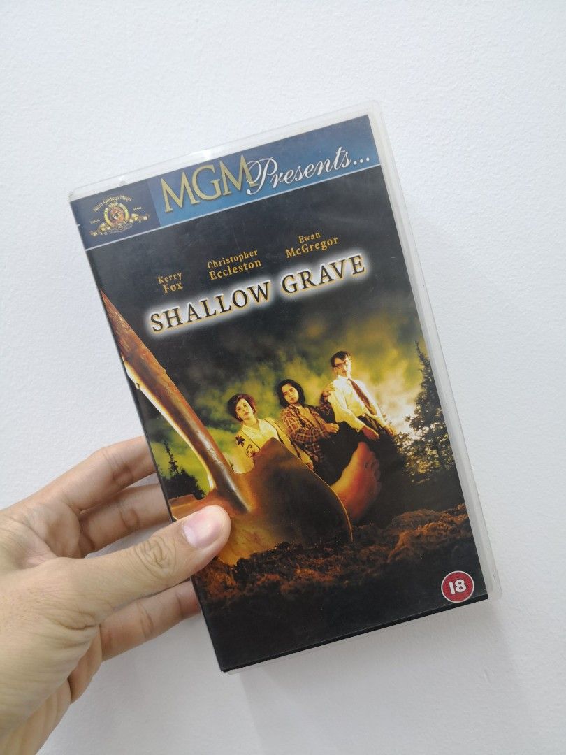 Vhs Shallow Grave 1994 Thriller Suspense Masterpiece Of Terror Classic Titles Tape Cassette Vcr ...