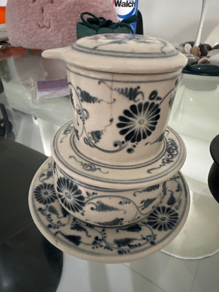 Vietnamese pottery coffee maker(set of 2), Furniture & Home Living ...