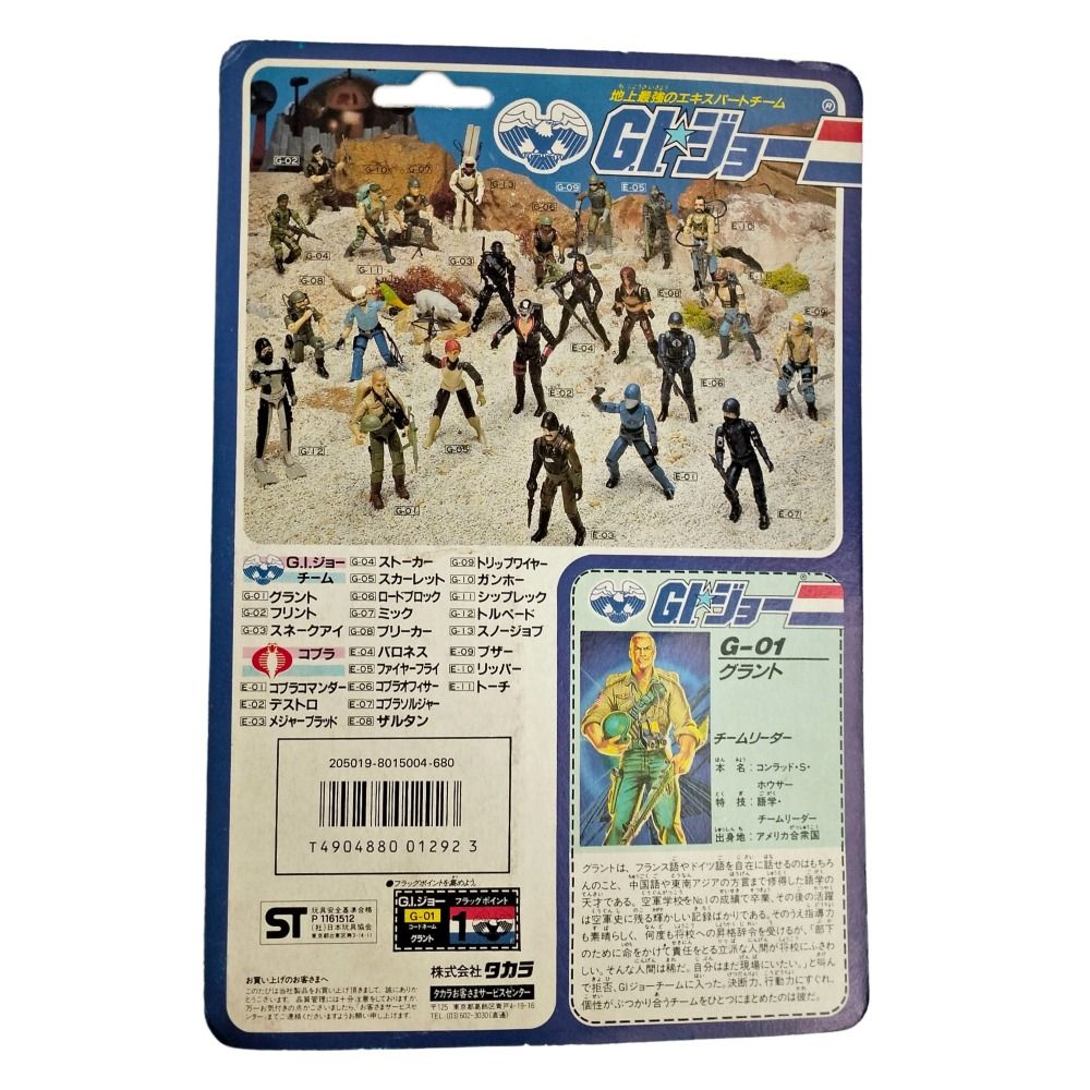 VINTAGE 1980S G.I Joe Takara Duke GI Japanese Hasbro figure Japan Brand ...