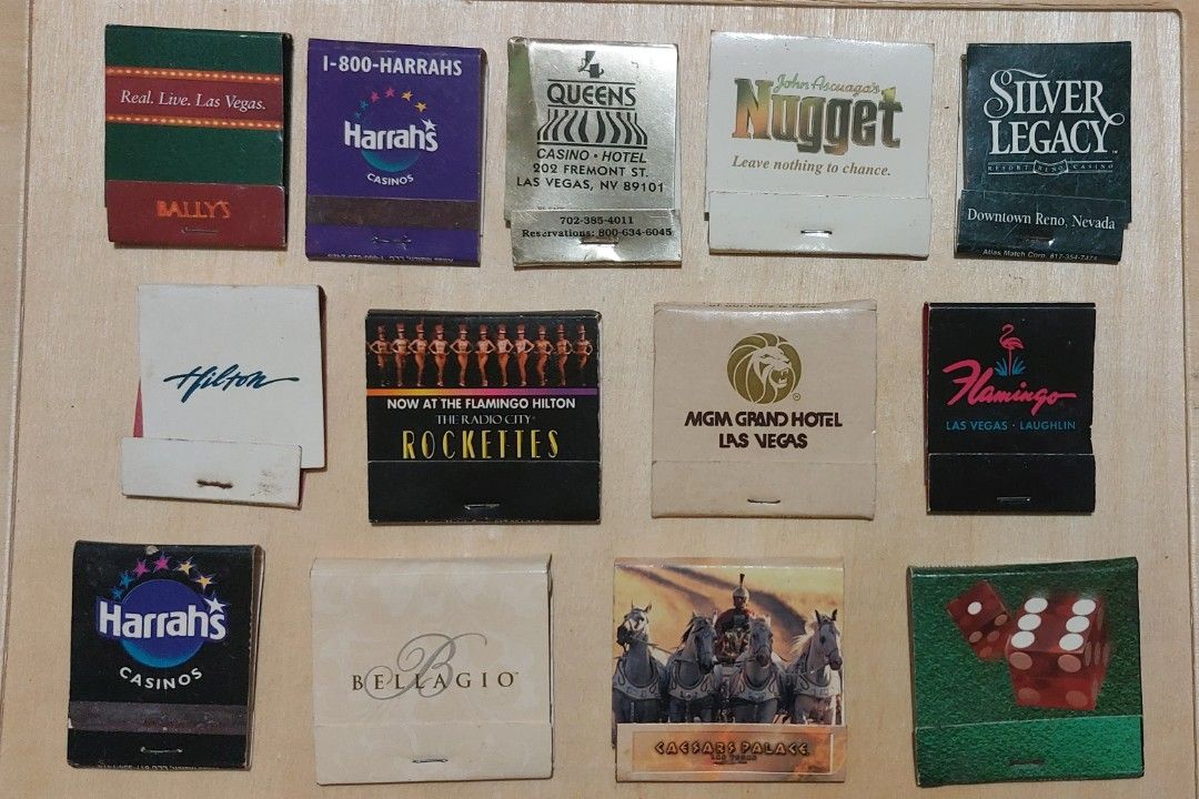 Vintage Collectible Las Vegas Casino Souvenir Hotel Matches Matchbook ...