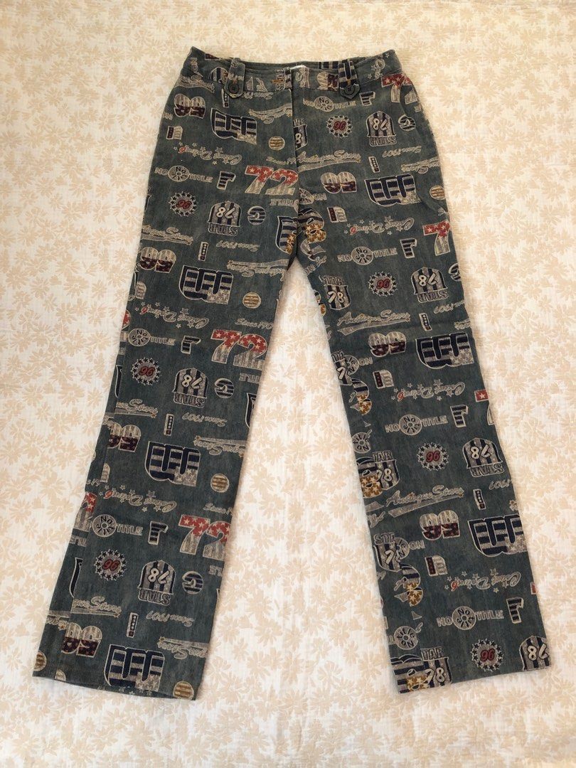 Vintage graphic pants on Carousell