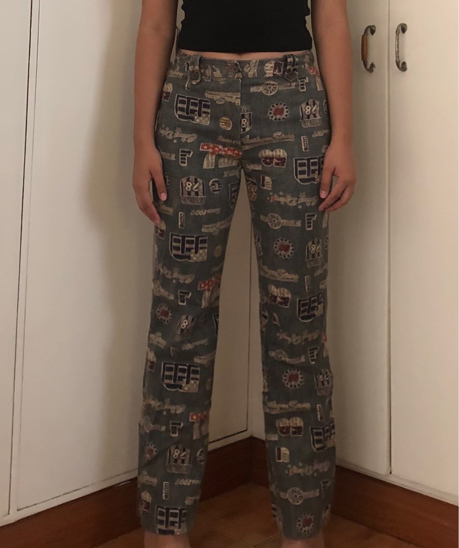 Vintage graphic pants on Carousell