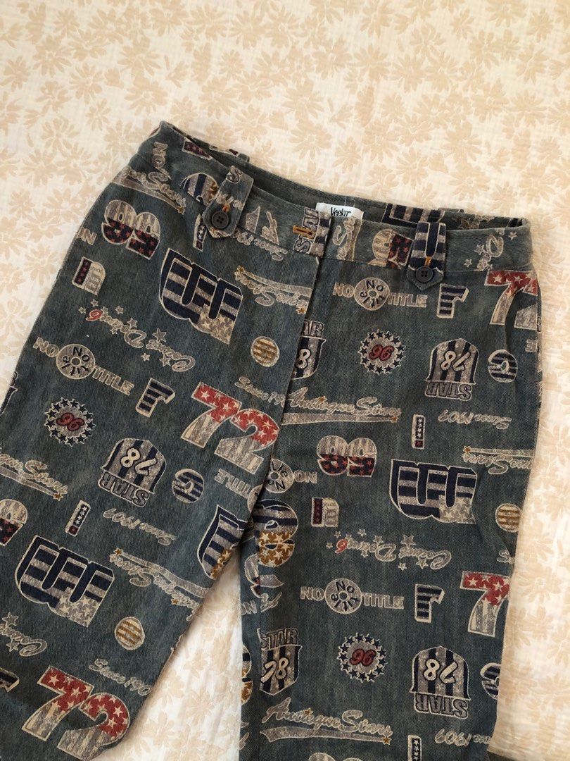 Vintage graphic pants on Carousell