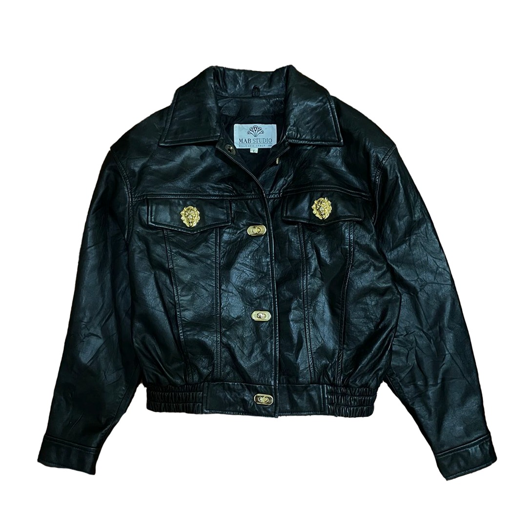 Vintage Mab Studio Lambskin Leather Jacket, Men's Fashion, Coats ...