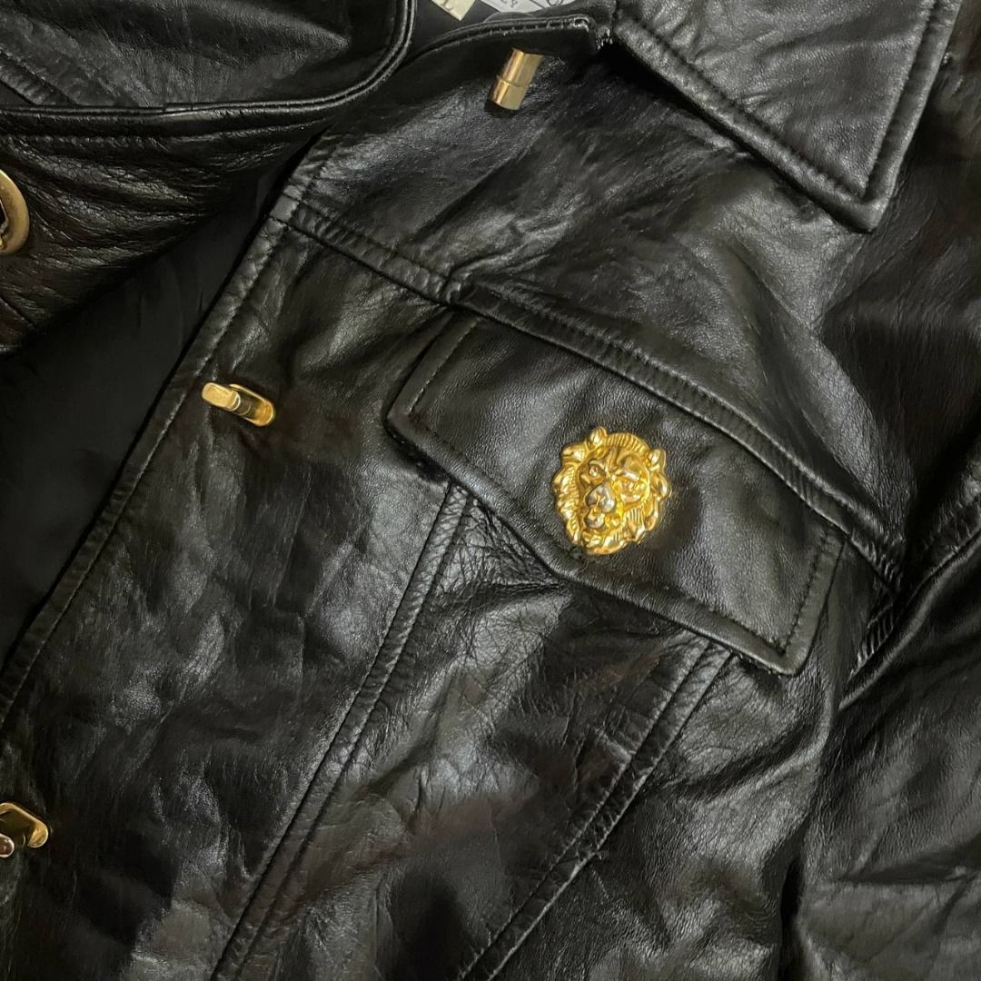 Vintage Mab Studio Lambskin Leather Jacket, Men's Fashion, Coats ...