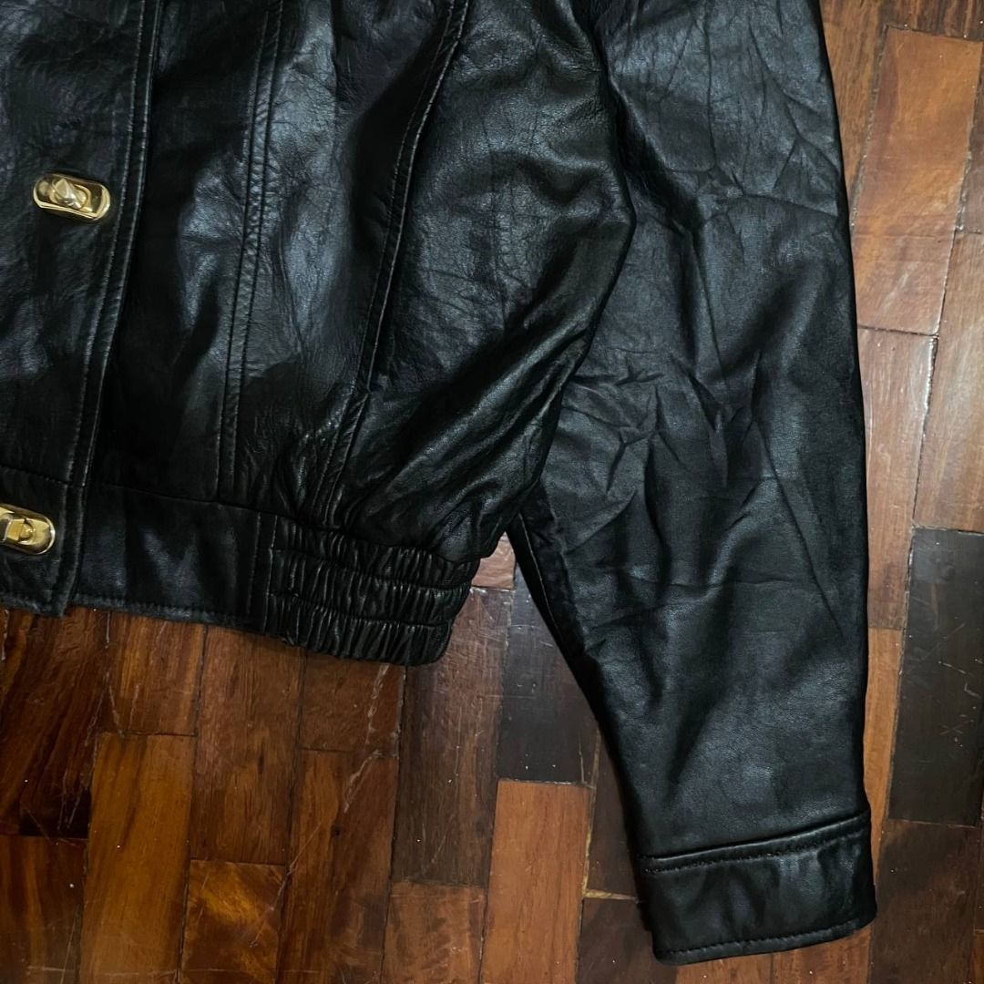 Vintage Mab Studio Lambskin Leather Jacket, Men's Fashion, Coats ...