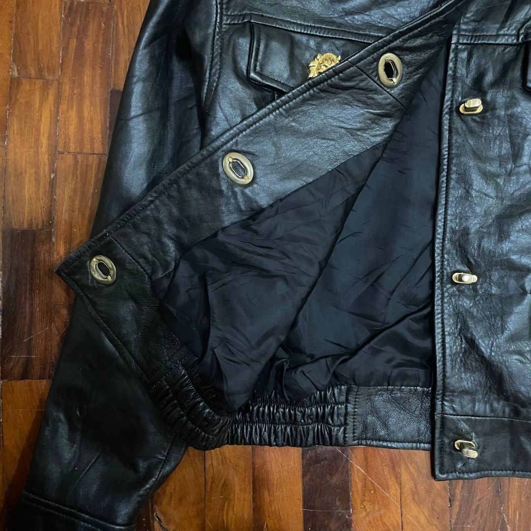 Vintage Mab Studio Lambskin Leather Jacket, Men's Fashion, Coats ...