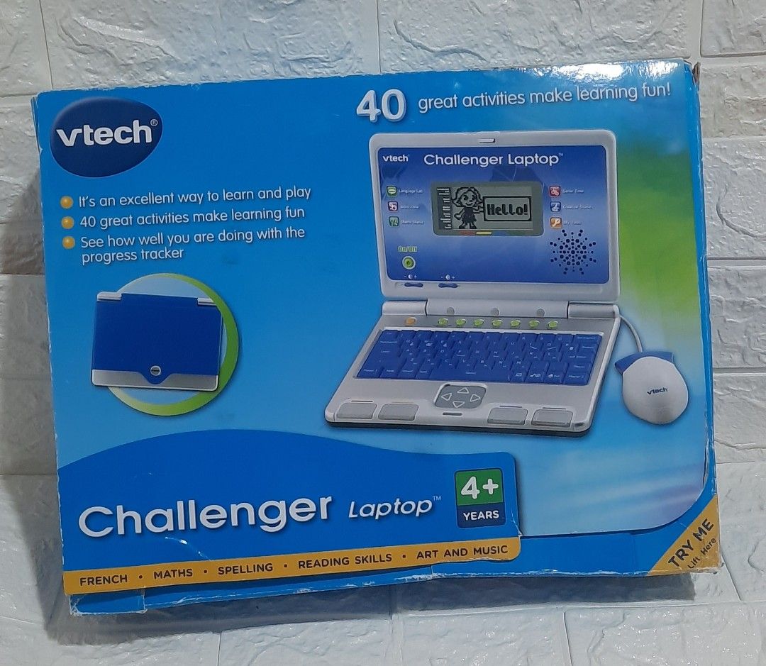 Vtech Challenger Laptop, Hobbies & Toys, Toys & Games on Carousell