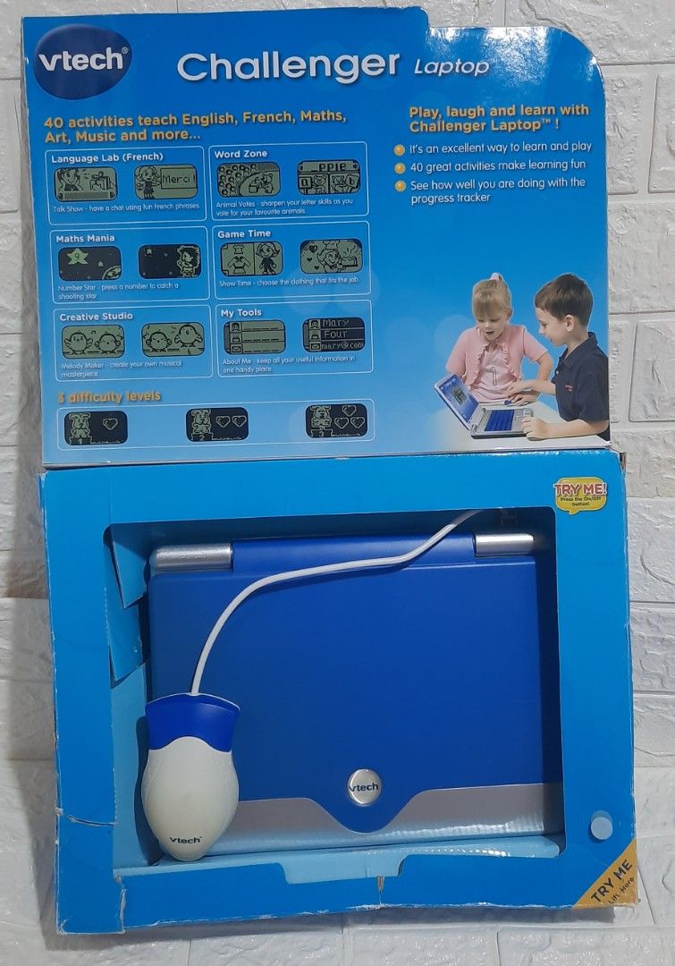 Vtech Challenger Laptop, Hobbies & Toys, Toys & Games on Carousell