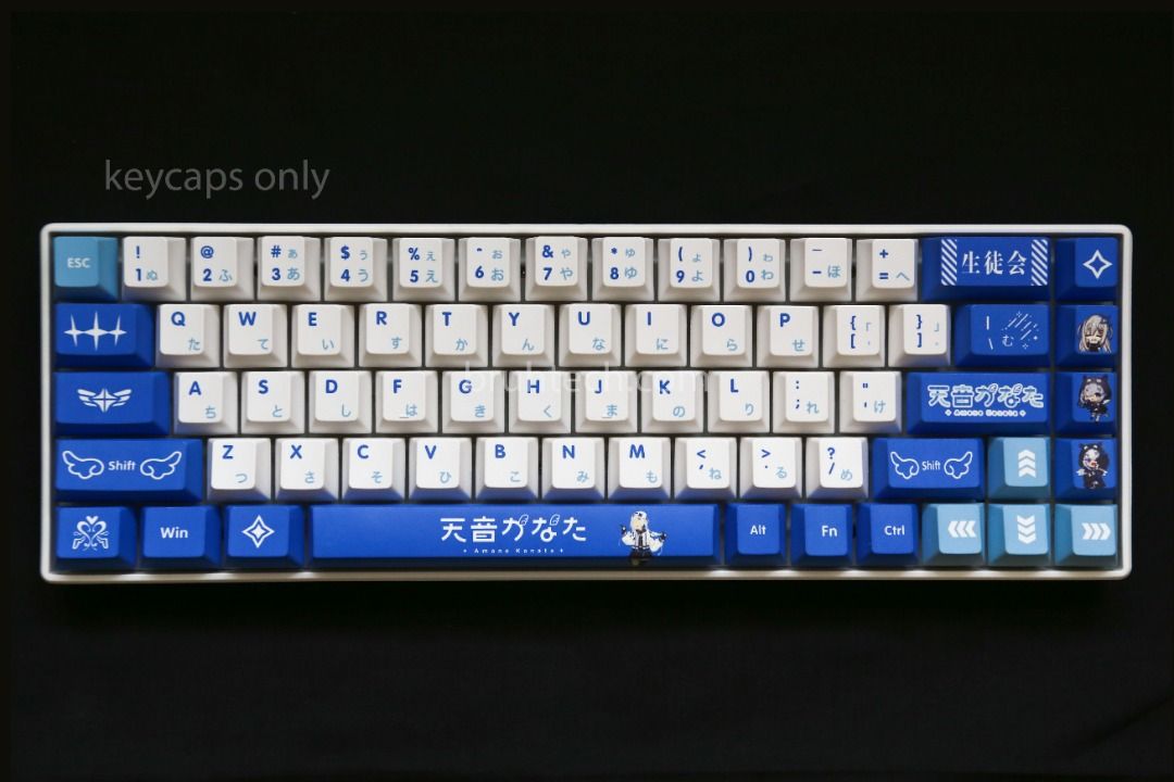 Vtuber Hololive JP Amane Kanata Theme PBT Keycaps, Computers & Tech ...
