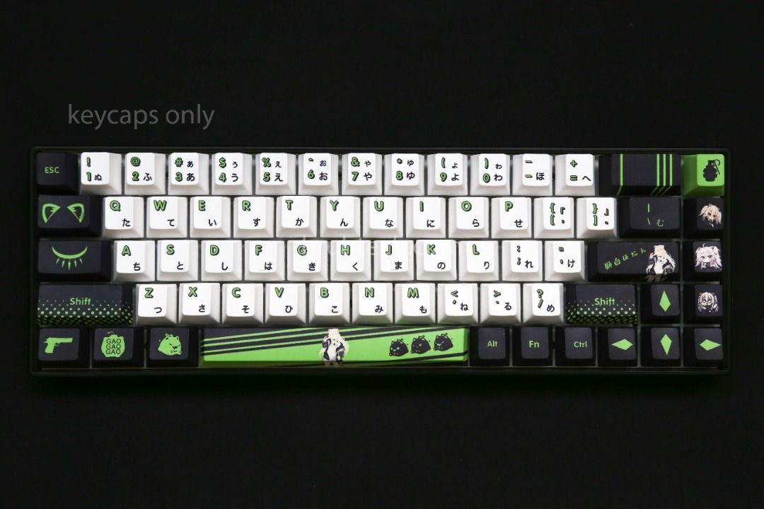 Vtuber Hololive JP Shishiro Botan Theme PBT Keycaps, Computers & Tech ...