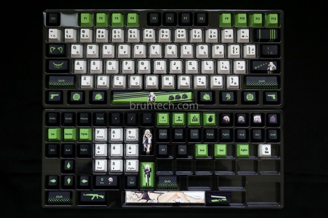 Vtuber Hololive JP Shishiro Botan Theme PBT Keycaps, Computers & Tech ...
