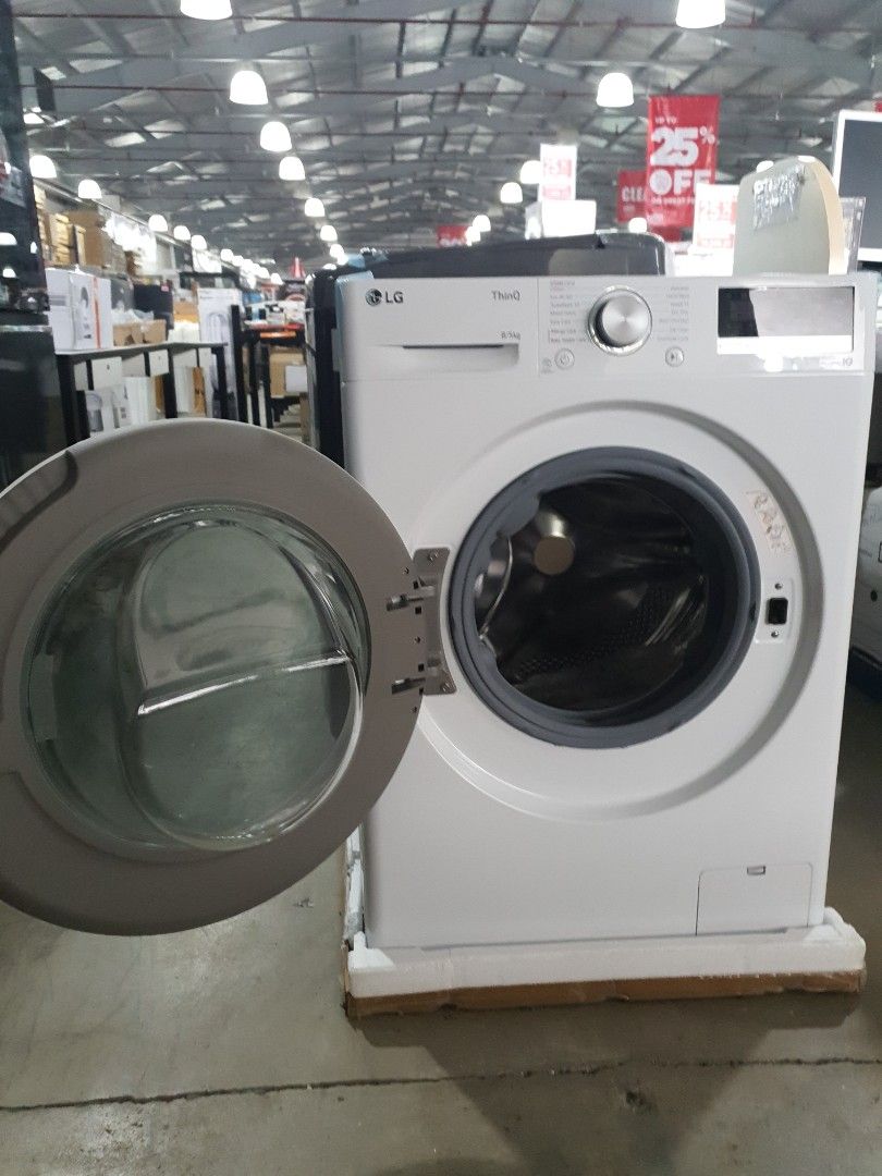 washing machinE front load 8kg inverter LG, TV & Home Appliances ...