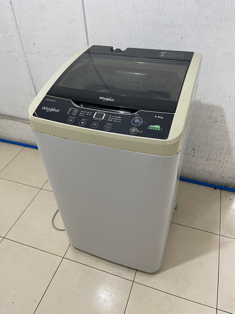 Whirlpool Digital Washing Machine 6.8 Kilos (Used) on Carousell