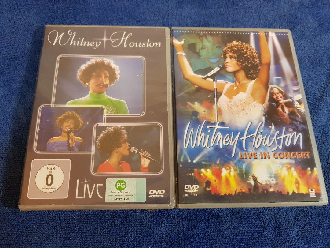 Whitney Houston Live In Concert Original 1st Press DVD (Not On Blu-Ray ...