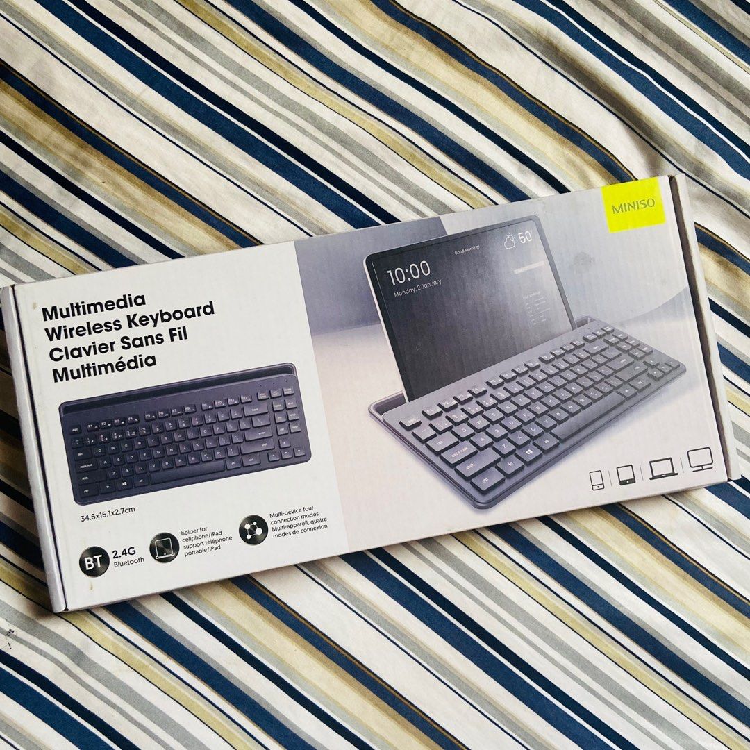 Wireless Keyboard (Miniso), Computers & Tech, Parts & Accessories ...