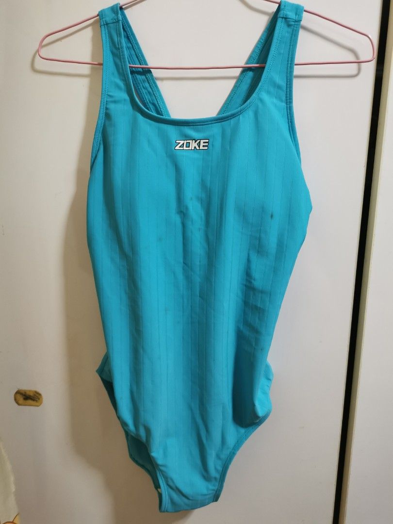 Zoke Teal Swimsuit, Women's Fashion, Swimwear, Bikinis & Swimsuits on ...