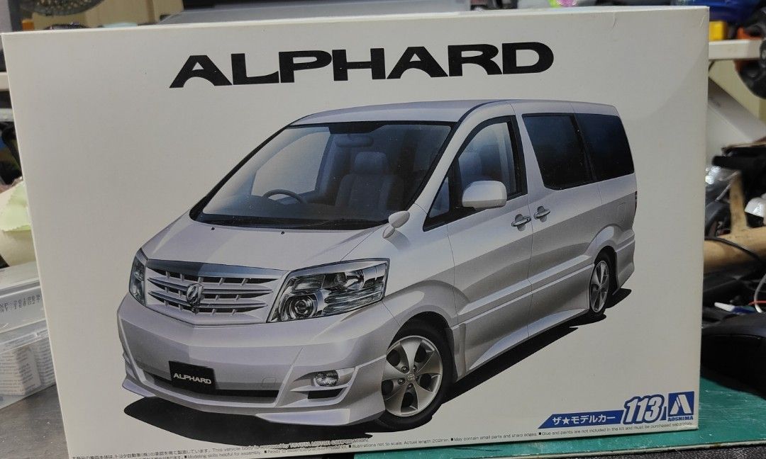 1:24 Toyota Alphard kit by Aoshima, Hobbies & Toys, Toys & Games on ...