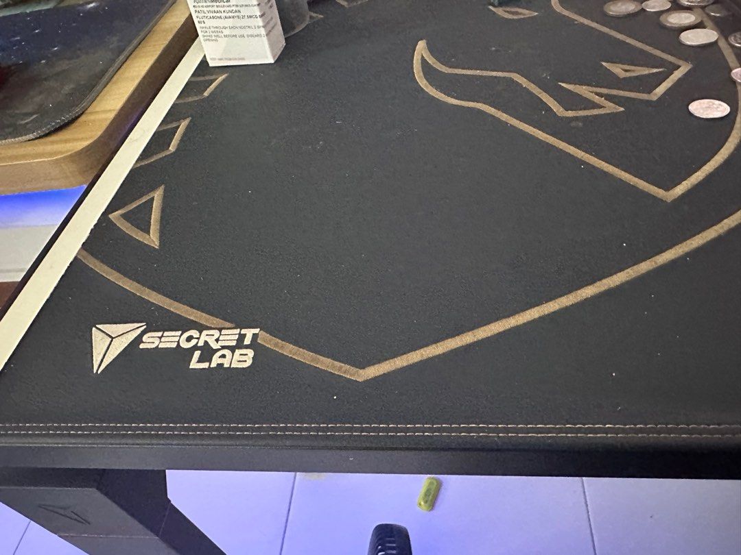 Work desk Secret Lab 1.5 m Magnus metal desk with free Secret lab chair ...