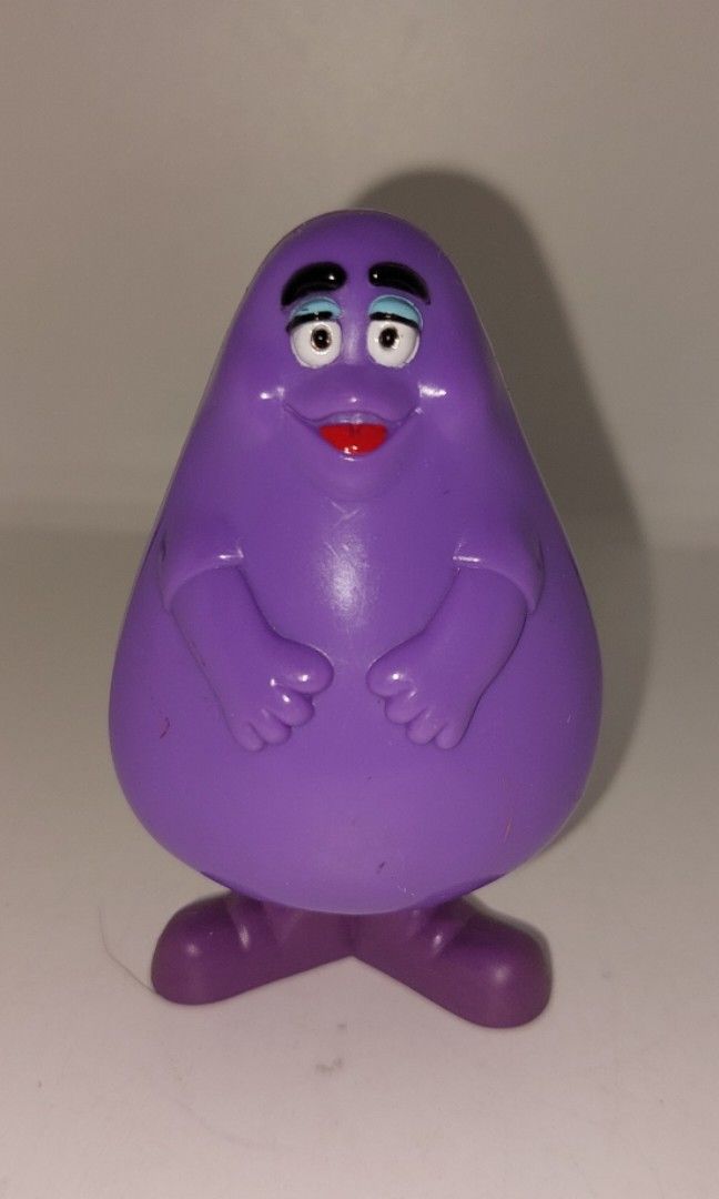 2000 Mcdonald's Happy Meal Grimace Collectible Plastic Toy Figure Mcdo ...