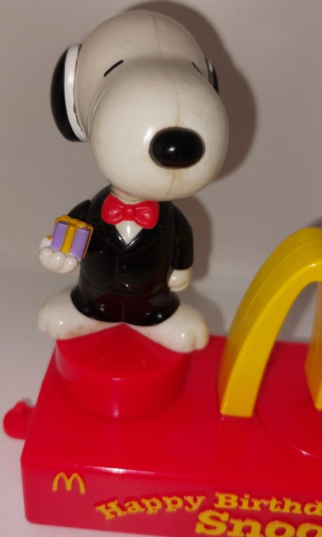 2000 Mcdonald's Happy Meal Peanuts Happy Birthday Snoopy 50th ...