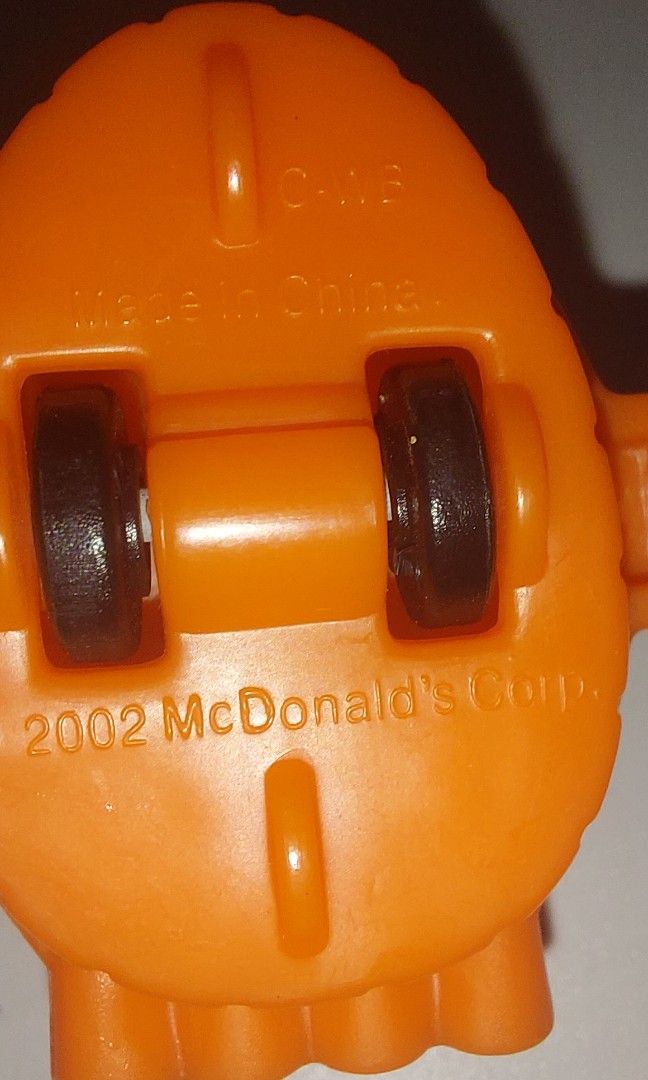 2002 Mcdonald's Happy Meal Grimace Hamburglar Space Ship Car ...