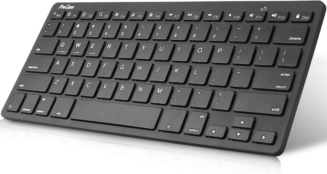 3020) PROCASE WIRELESS KEYBOARD FOR IOS ANDROID WINDOWS DEVICE, MINI ...