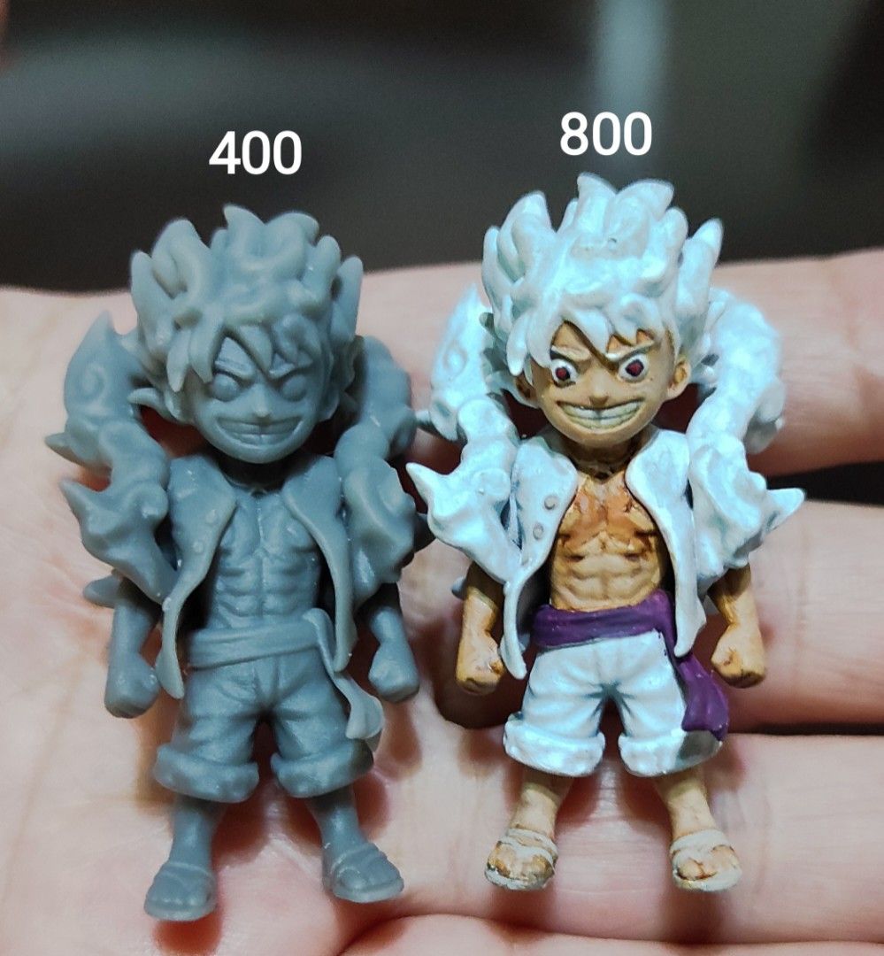 3D Printed One Piece Luffy Gear 5 Mini Resin Figures, Hobbies & Toys ...