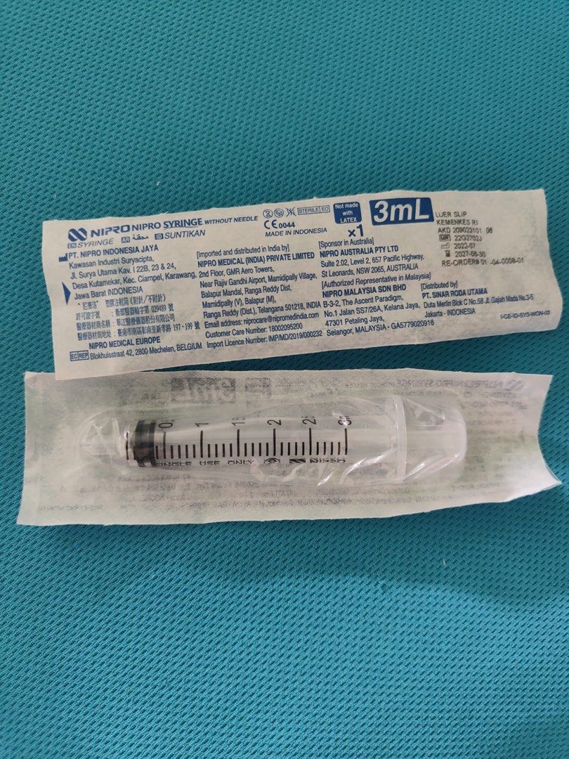 3ml 5ml syringes, Health & Nutrition, Medical Supplies & Tools on Carousell