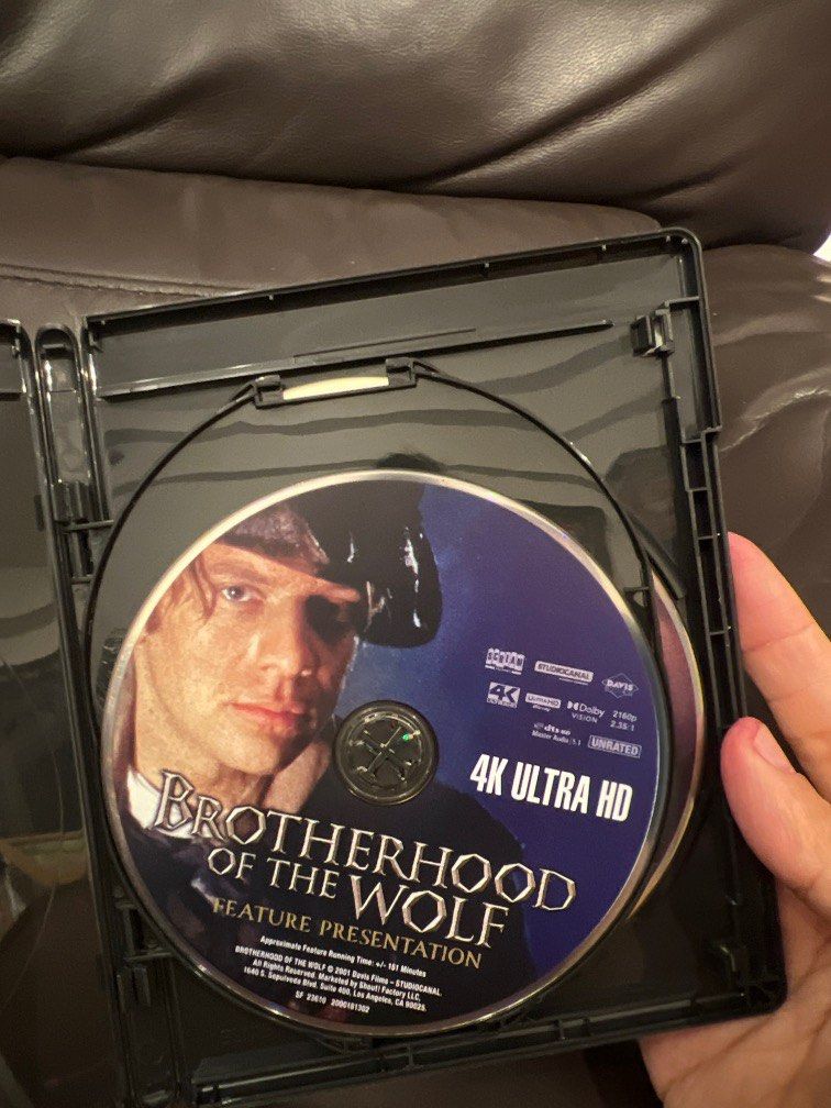 (4K)(3discs) Brotherhood of the Wolf - Scream Factory 4K Ultra HD UHD ...
